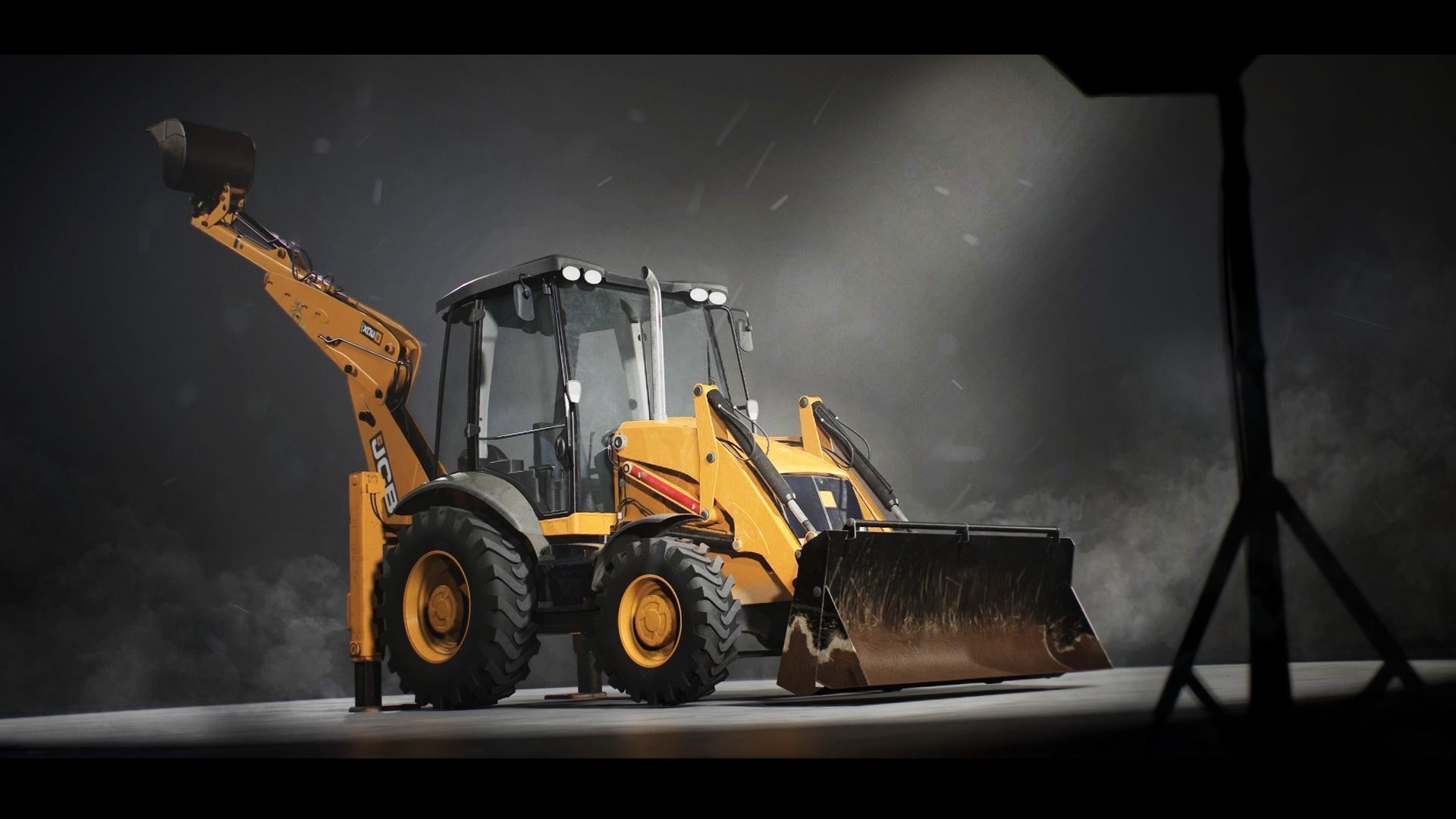 3D model Loader JCB 3CX Eco VR / AR / low-poly | CGTrader