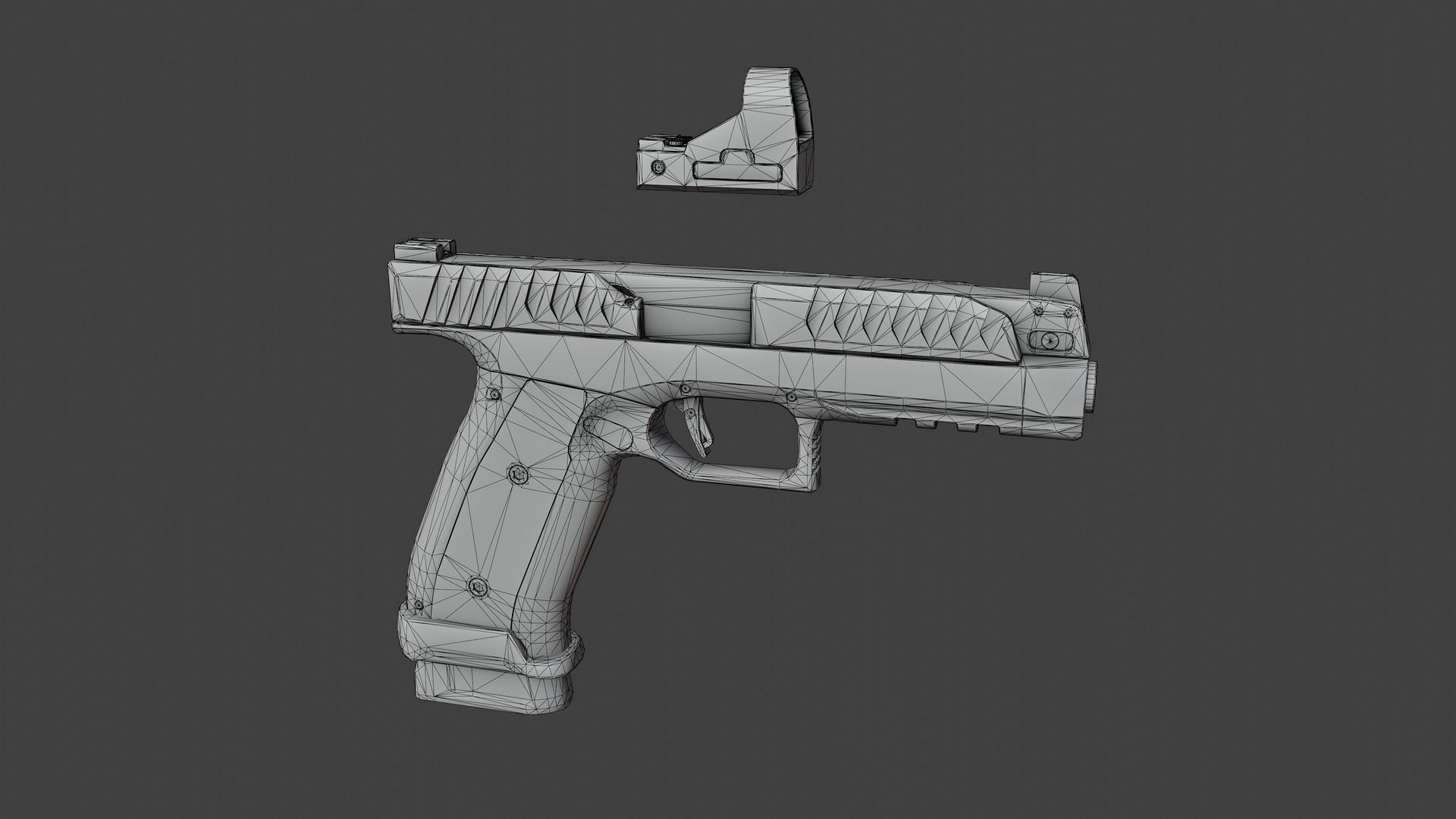 3D model Laugo Alien Pistol VR / AR / low-poly | CGTrader