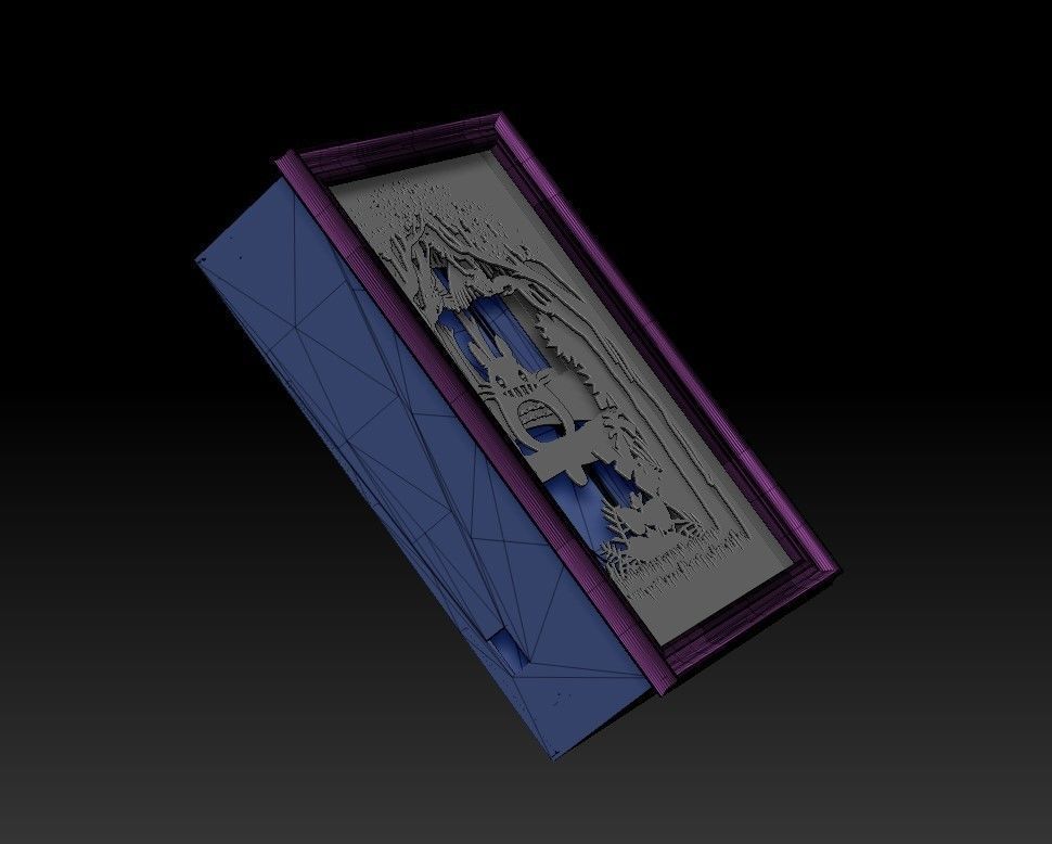 Light Box with Tottoro - DIY 3D model 3D printable | CGTrader