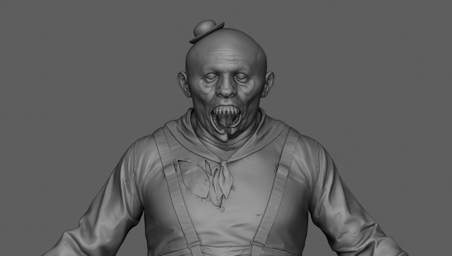 3D model Evil Mime VR / AR / low-poly rigged | CGTrader