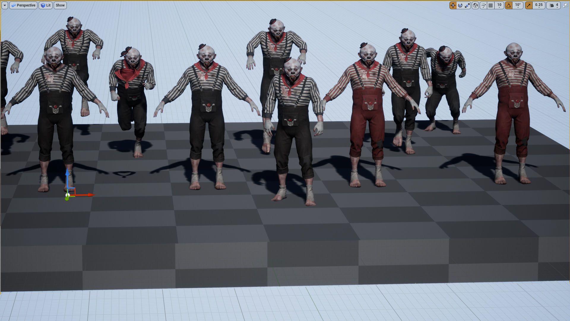 3D model Evil Mime VR / AR / low-poly rigged | CGTrader