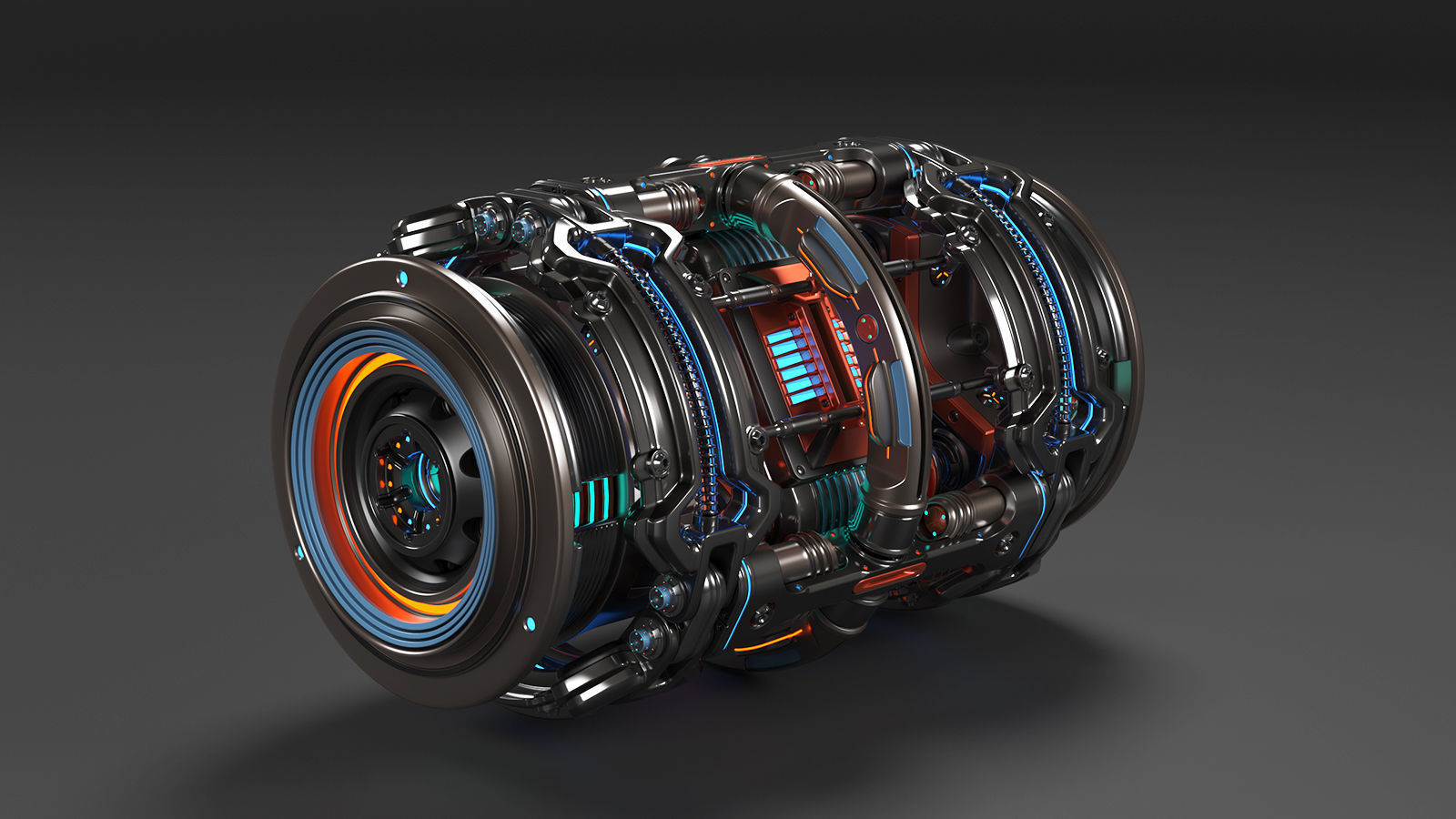 Sci Fi Mega Elements KITBASH - SUBDIVISION READY - Full pack 3D model | CGTrader