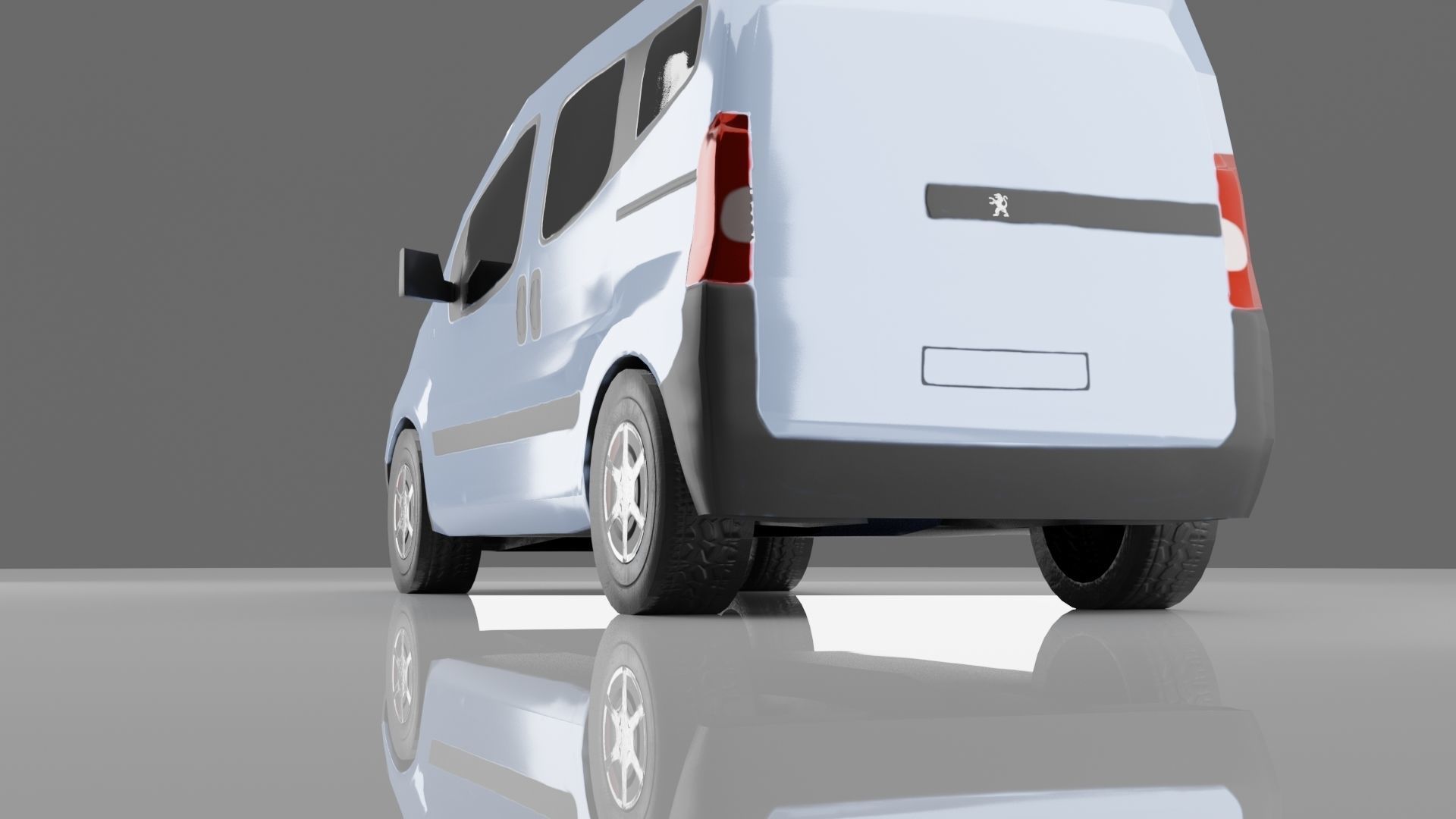 Low Poly Peugeot Bipper free VR / AR / low-poly 3D model | CGTrader