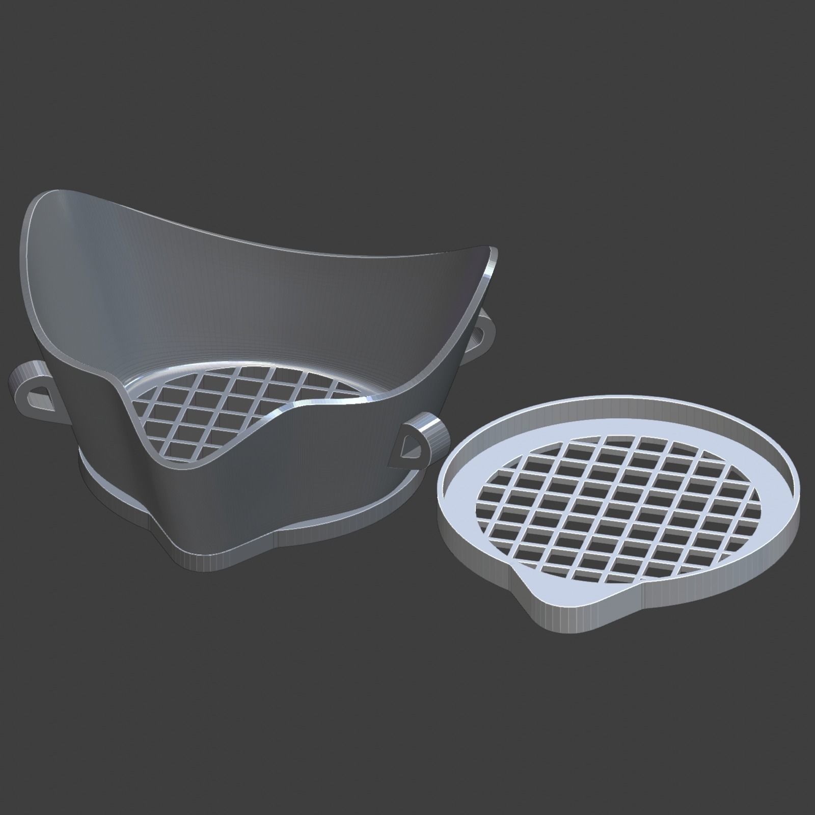 Slim Reusable Air Mask Respirator 3D model 3D printable | CGTrader