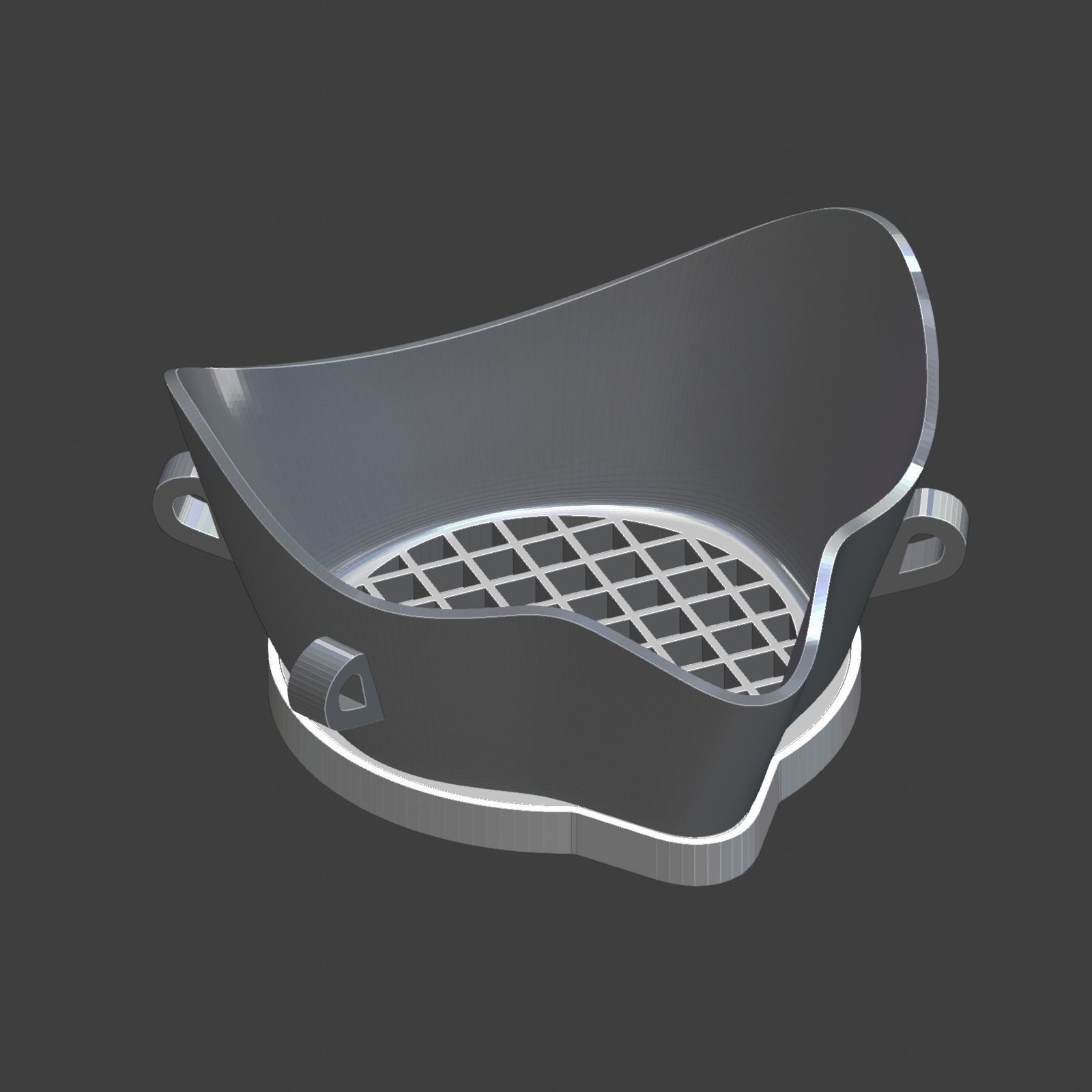 Slim Reusable Air Mask Respirator 3D model 3D printable | CGTrader