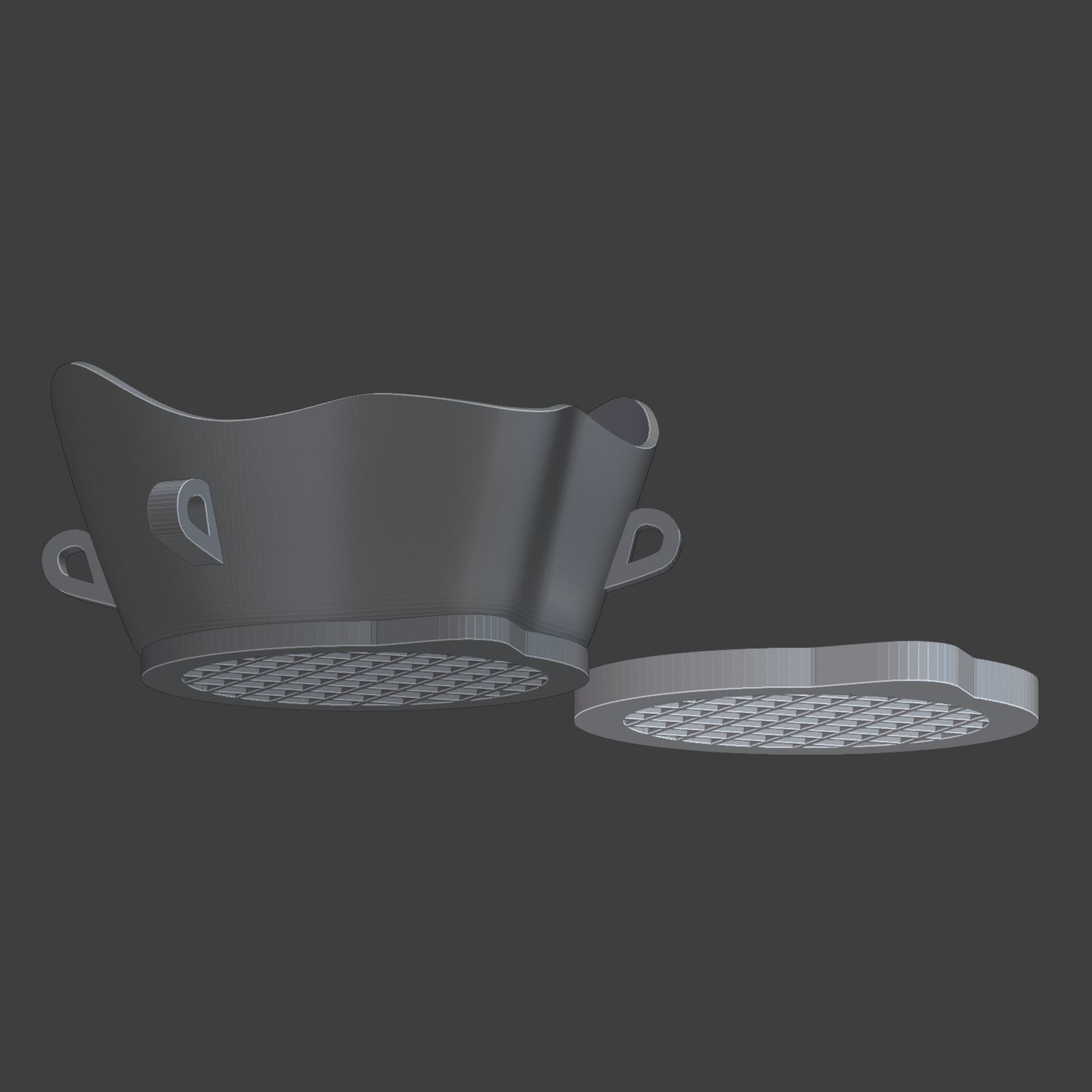 Slim Reusable Air Mask Respirator 3D model 3D printable | CGTrader