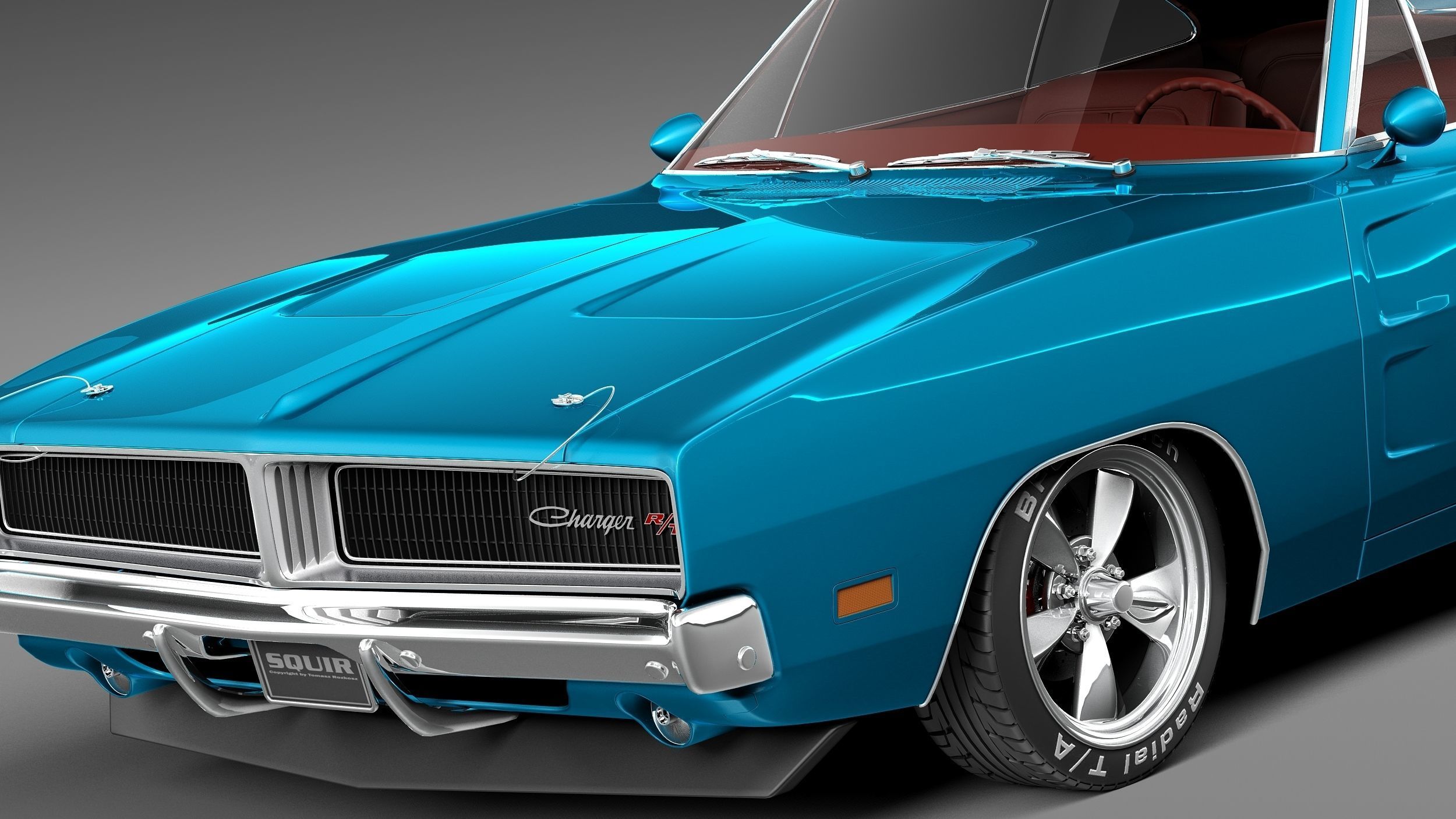 Dodge Charger Pro Touring 1968-1969 3D model | CGTrader