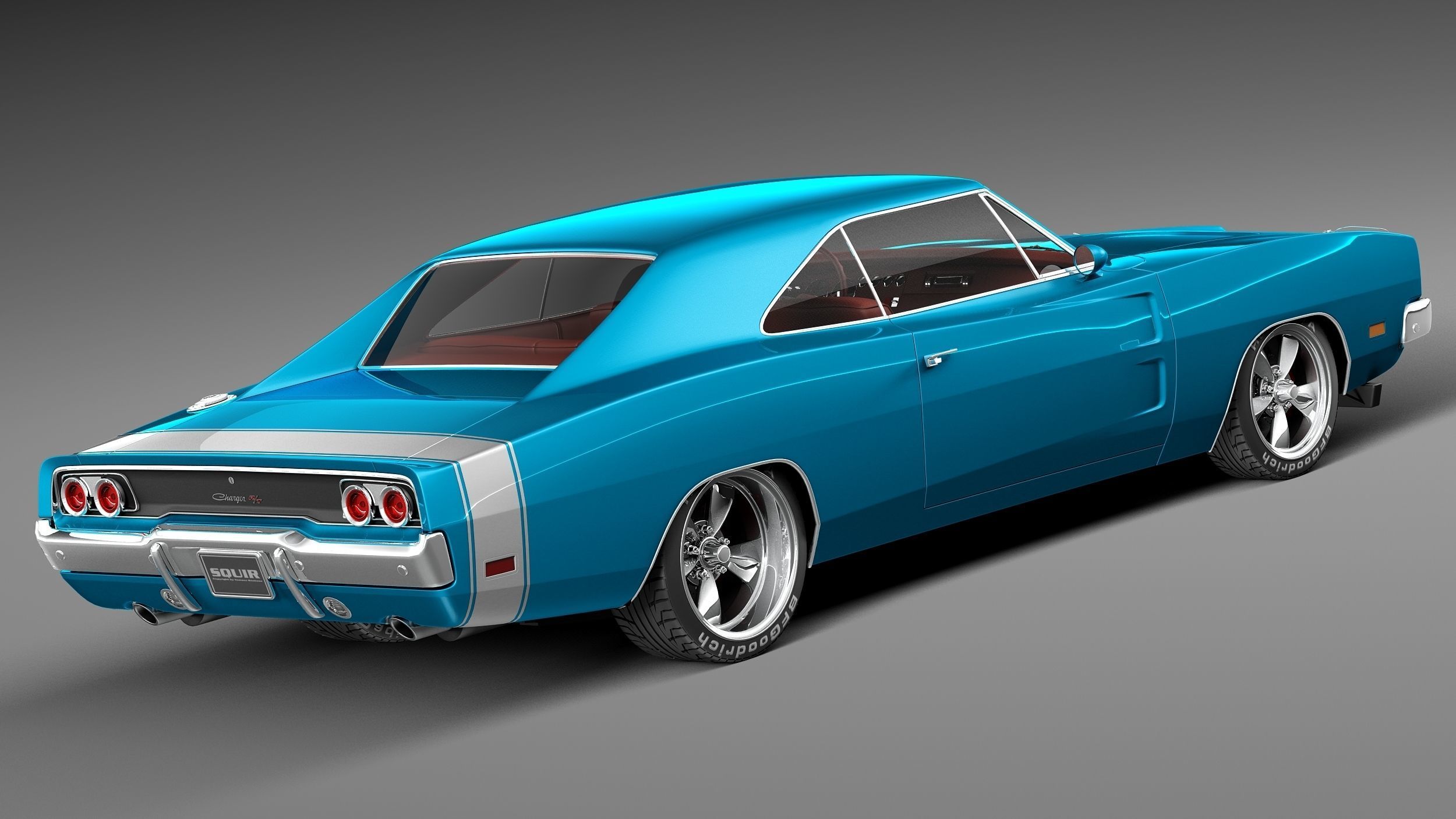 Dodge Charger Pro Touring 1968-1969 3D model | CGTrader