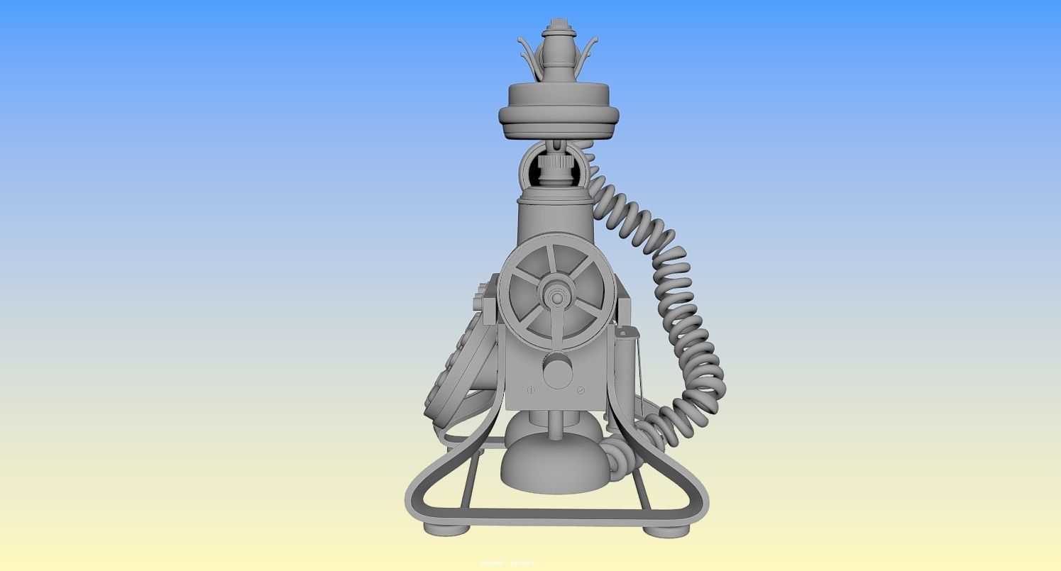 Old Phone 3D Maya model 3D model | CGTrader