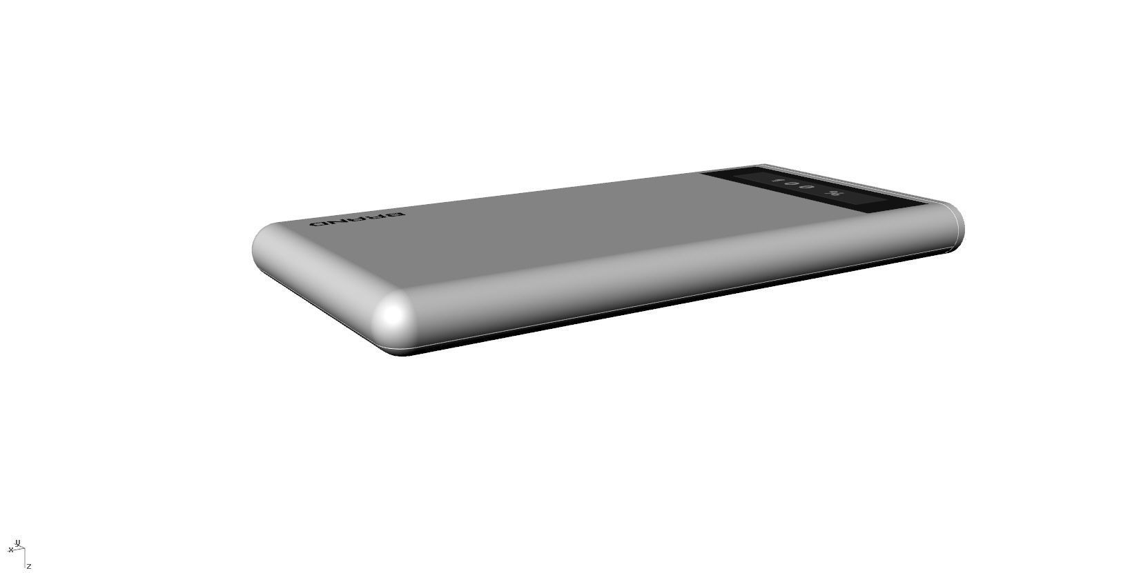 Power bank white 3D model 3D printable | CGTrader
