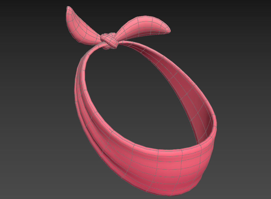 Lady Headband 3D model | CGTrader