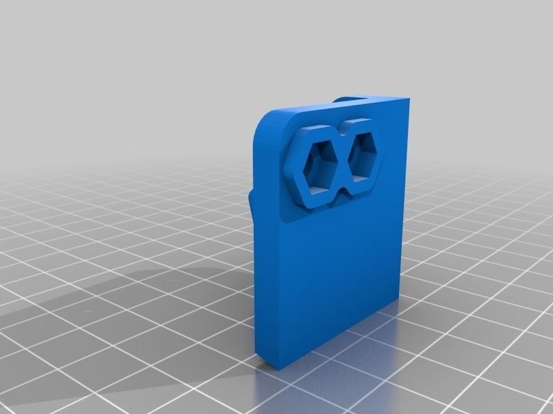 Shapeoko 2 Drag Chain Mounts free 3D model 3D printable | CGTrader