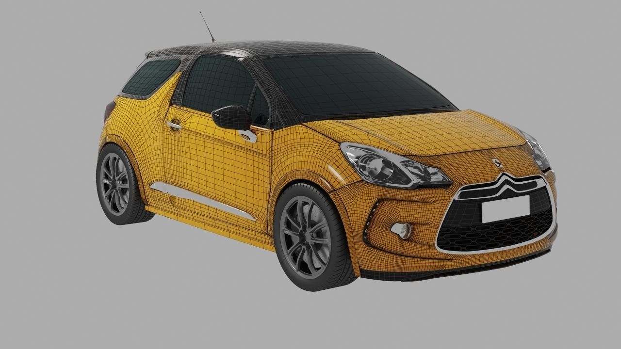 Citroen Ds3 Car 3D Model 3D model | CGTrader