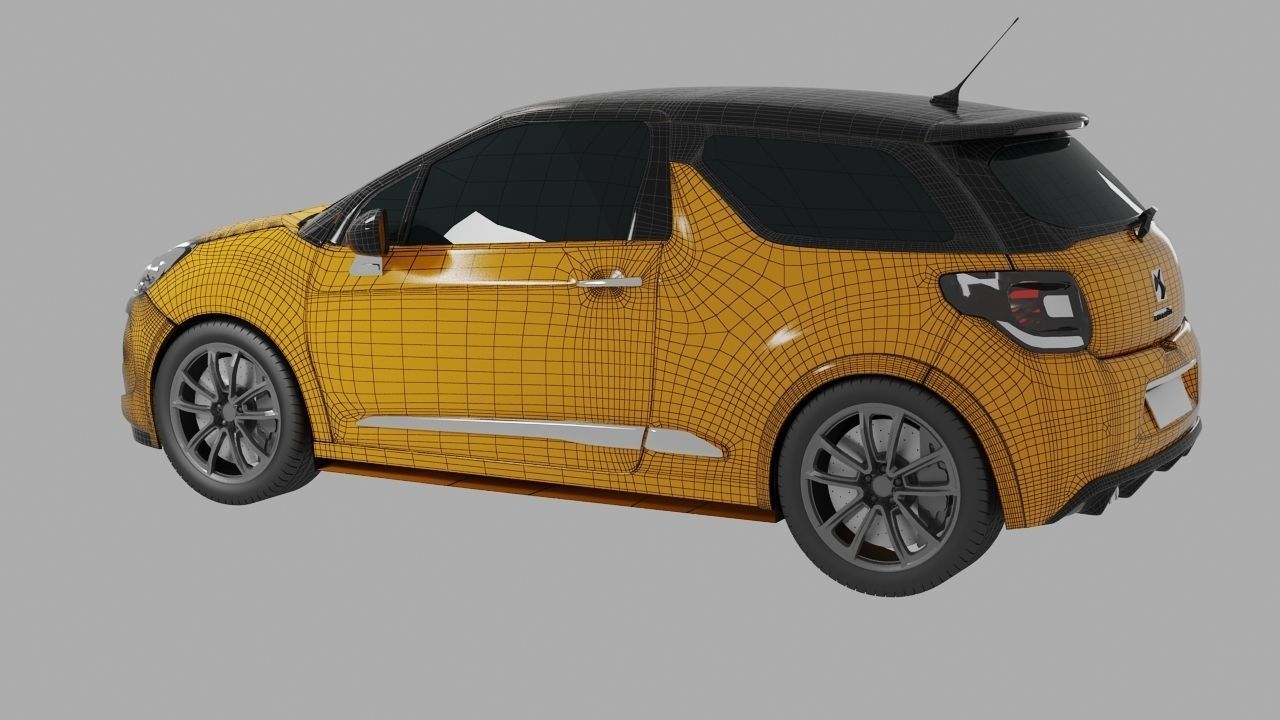 Citroen Ds3 Car 3D Model 3D model | CGTrader
