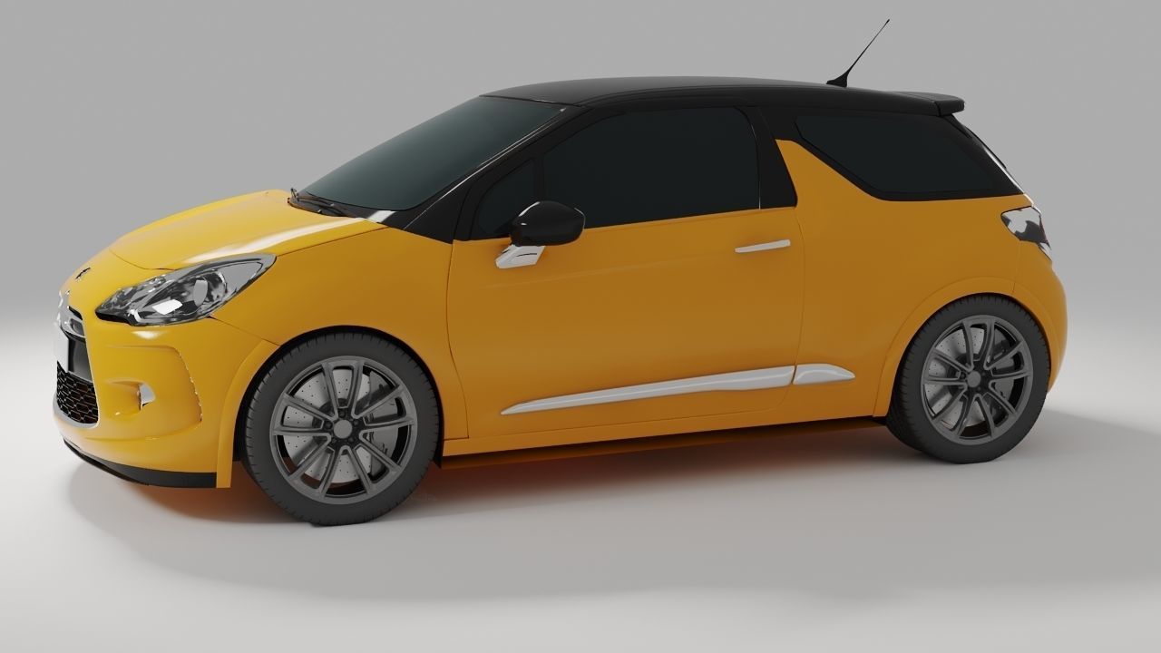 Citroen Ds3 Car 3D Model 3D model | CGTrader