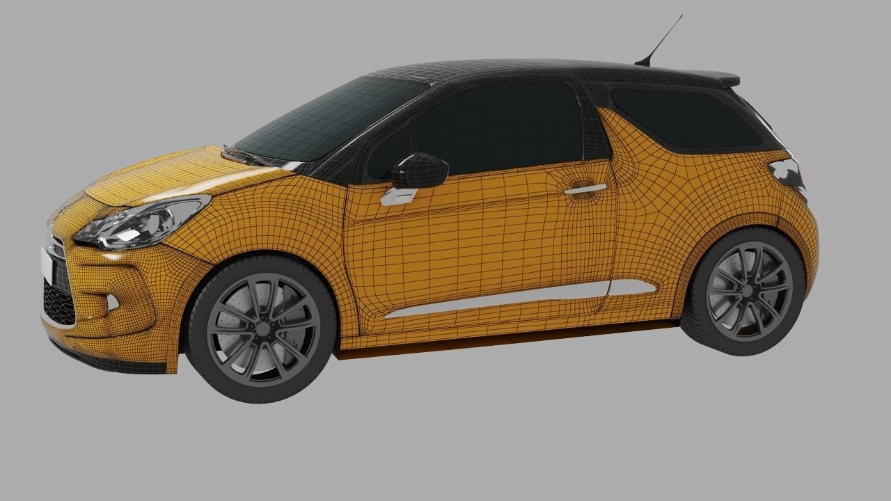 Citroen Ds3 Car 3D Model 3D model | CGTrader