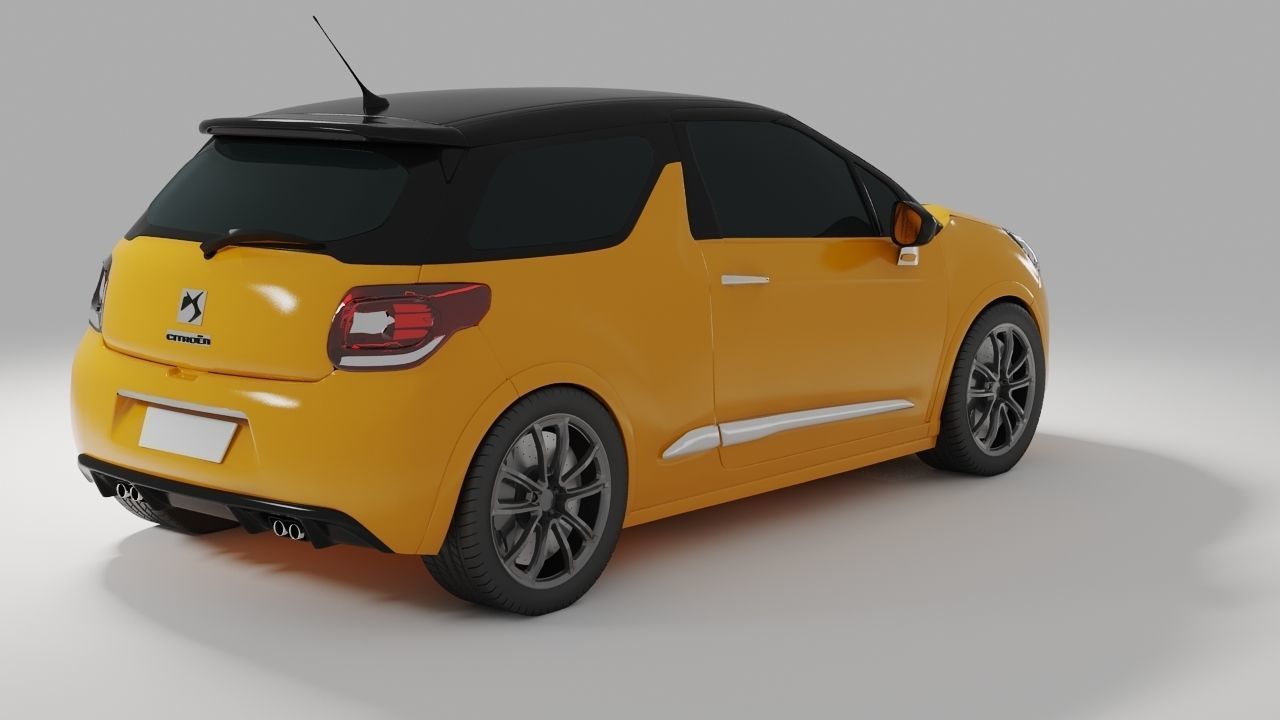 Citroen Ds3 Car 3D Model 3D model | CGTrader