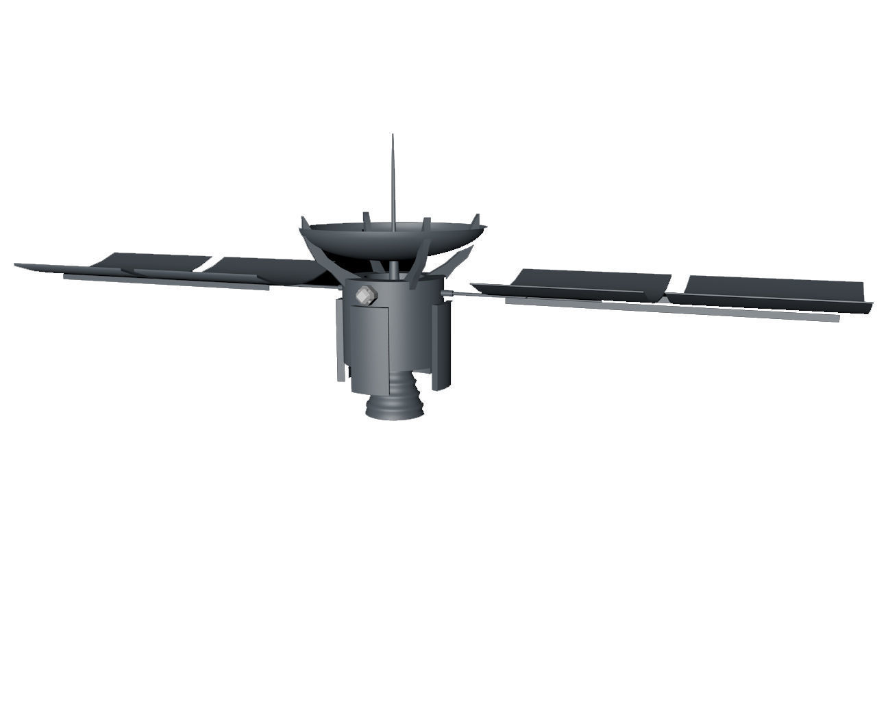 Probe-print satellite 3D model 3D printable | CGTrader