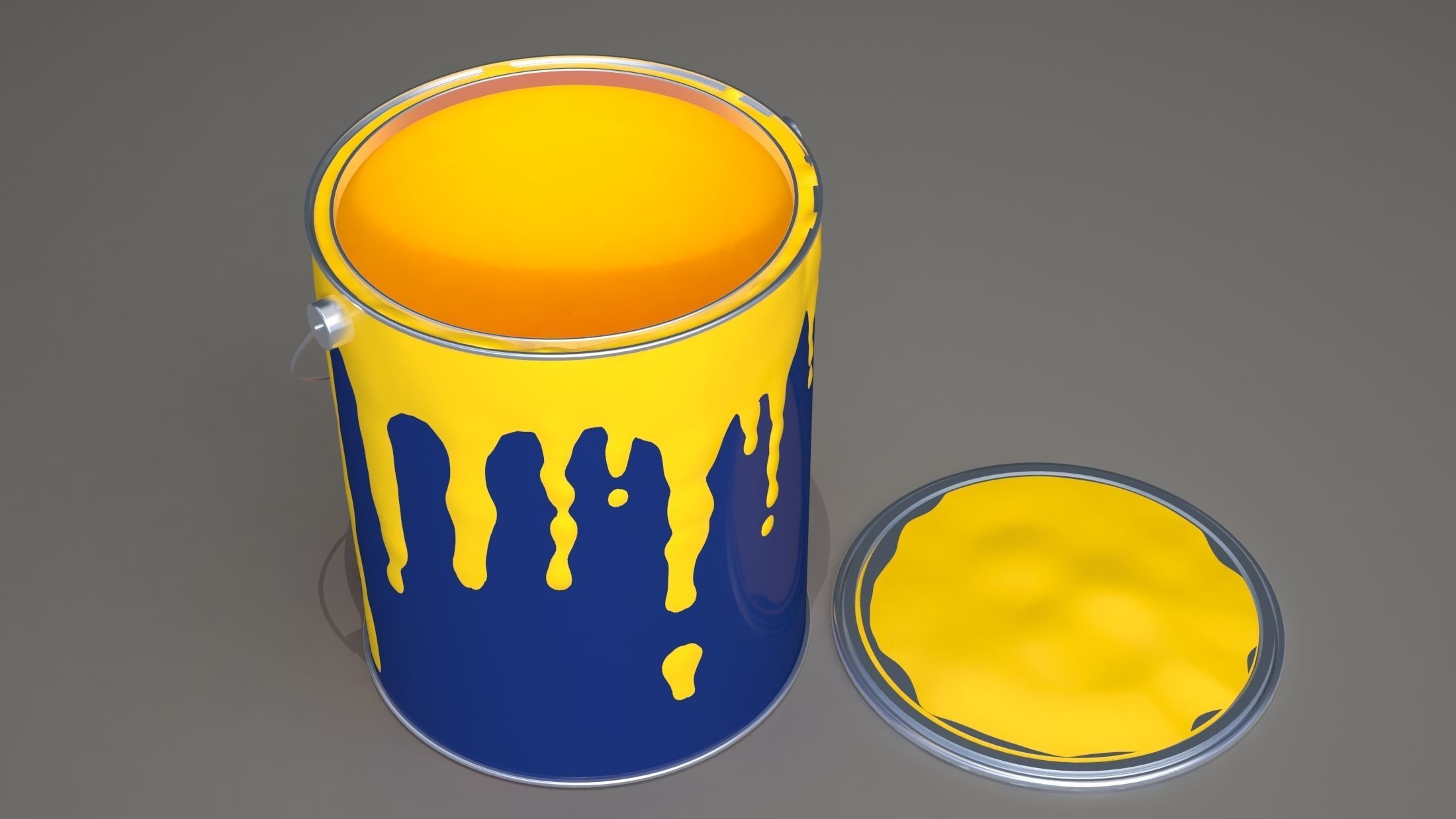 3D Paint bucket 3D model | CGTrader