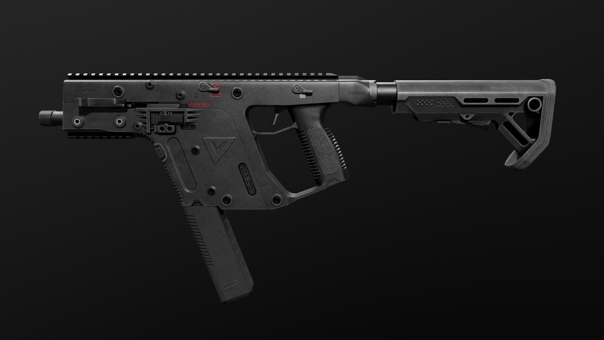 3D model Strike Industries Viper Mod1 AR15 Collapsible Buttstock VR ...