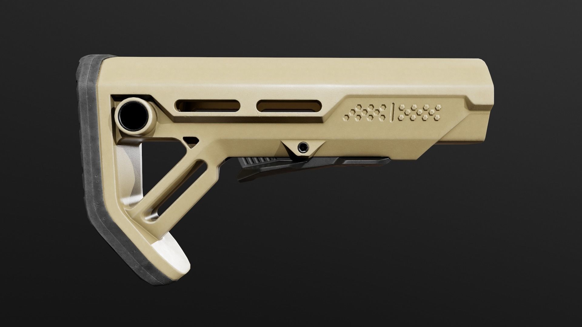 3D model Strike Industries Viper Mod1 AR15 Collapsible Buttstock VR ...