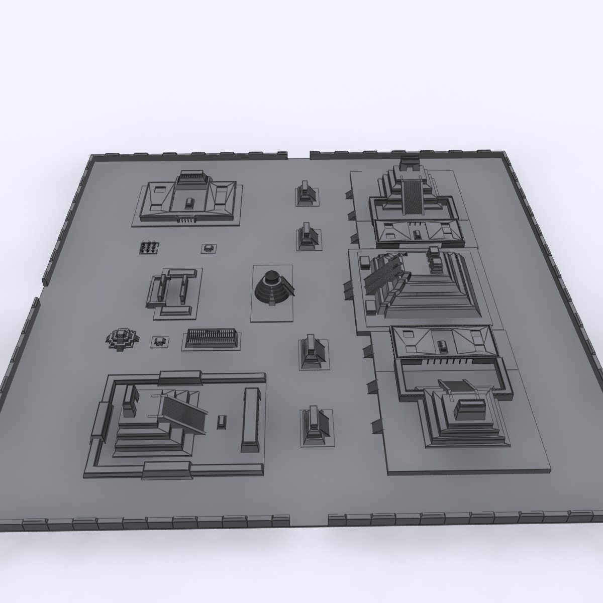 TENOCHTITLAN 3D ANCIENT CITY MAX 2010 3D model | CGTrader