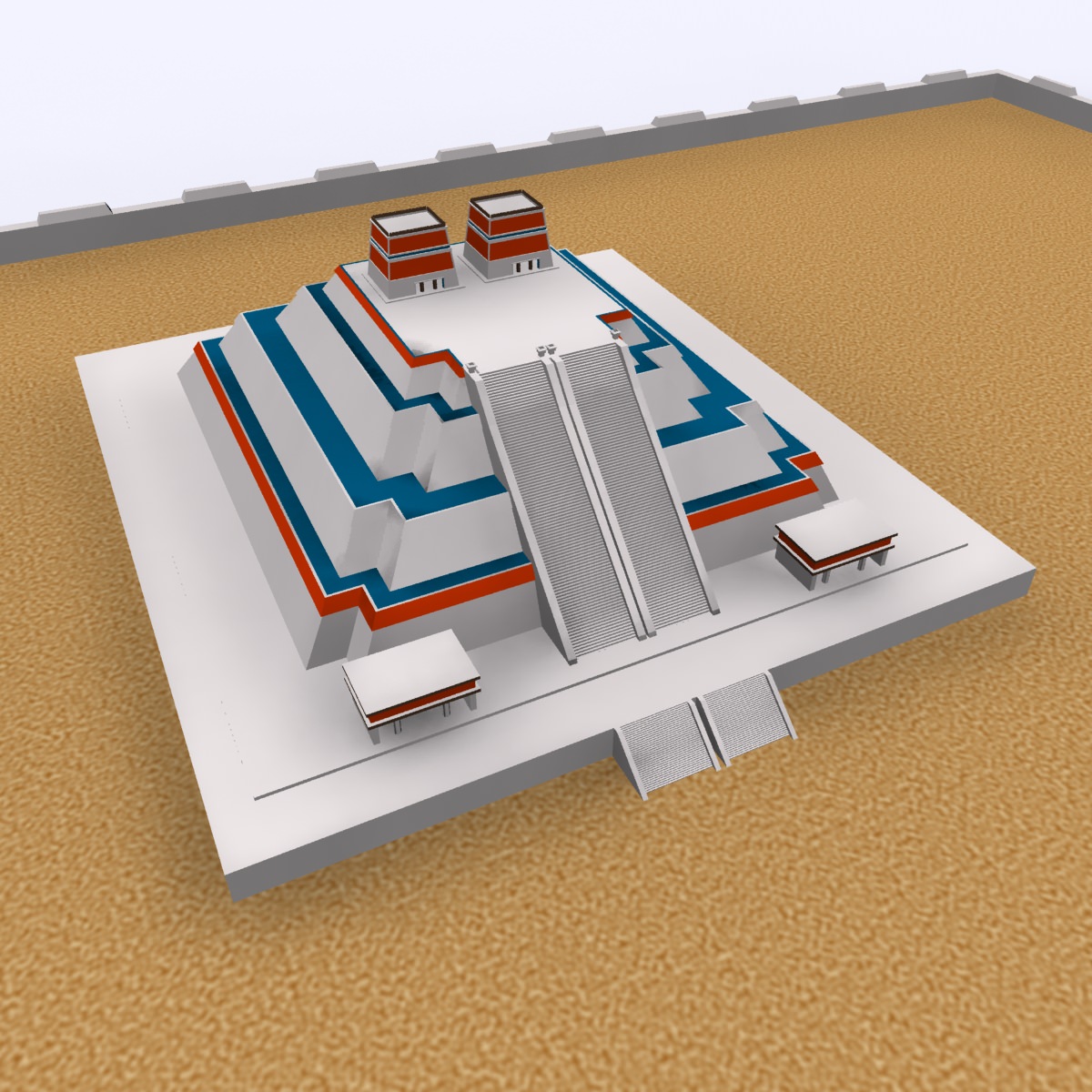 TENOCHTITLAN 3D ANCIENT CITY MAX 2010 3D model | CGTrader