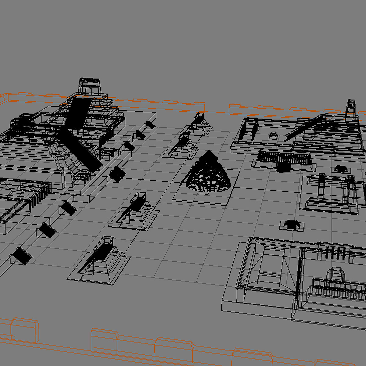 TENOCHTITLAN 3D ANCIENT CITY MAX 2010 3D model | CGTrader