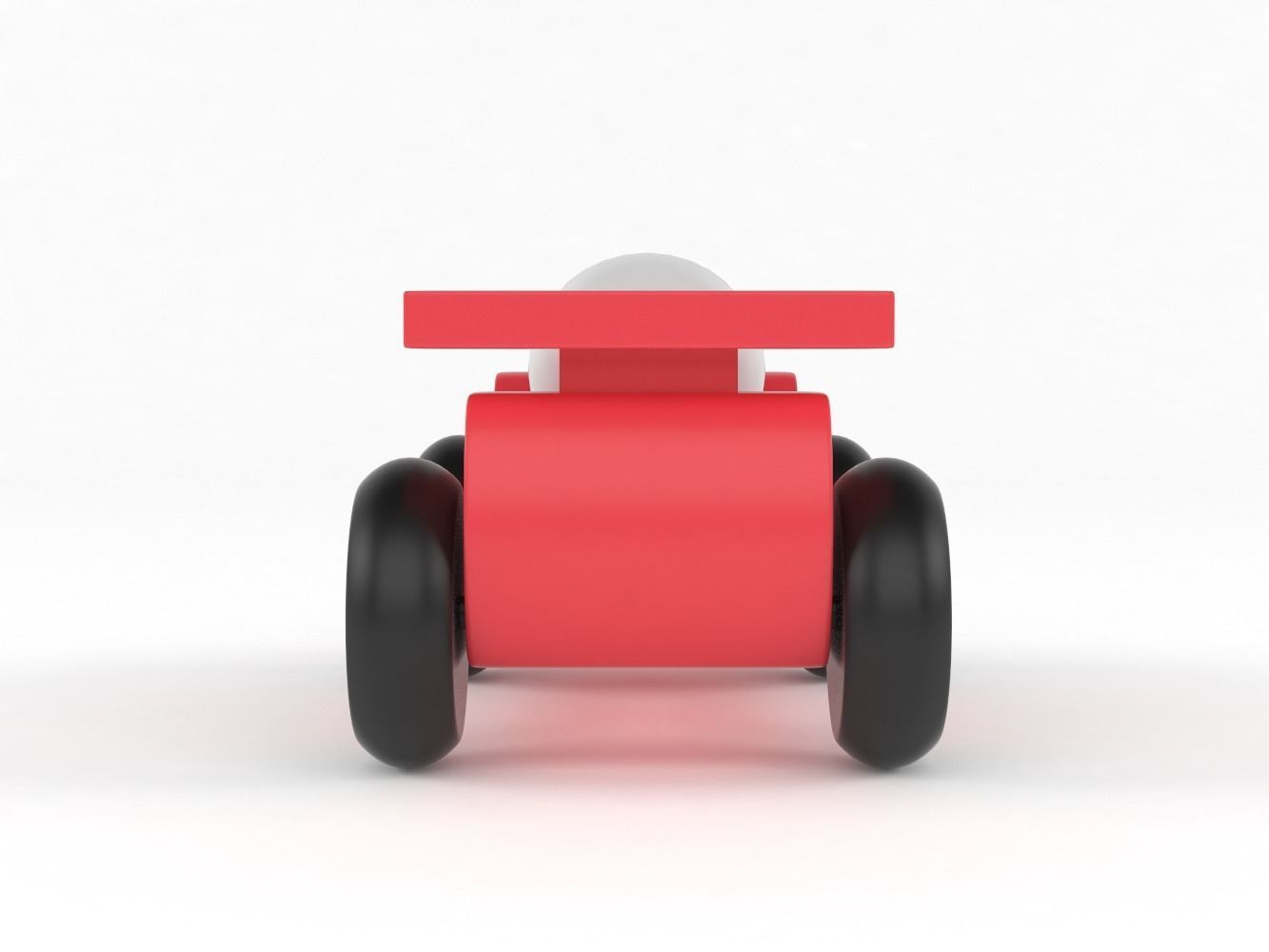 Red Toy Car 3D model | CGTrader