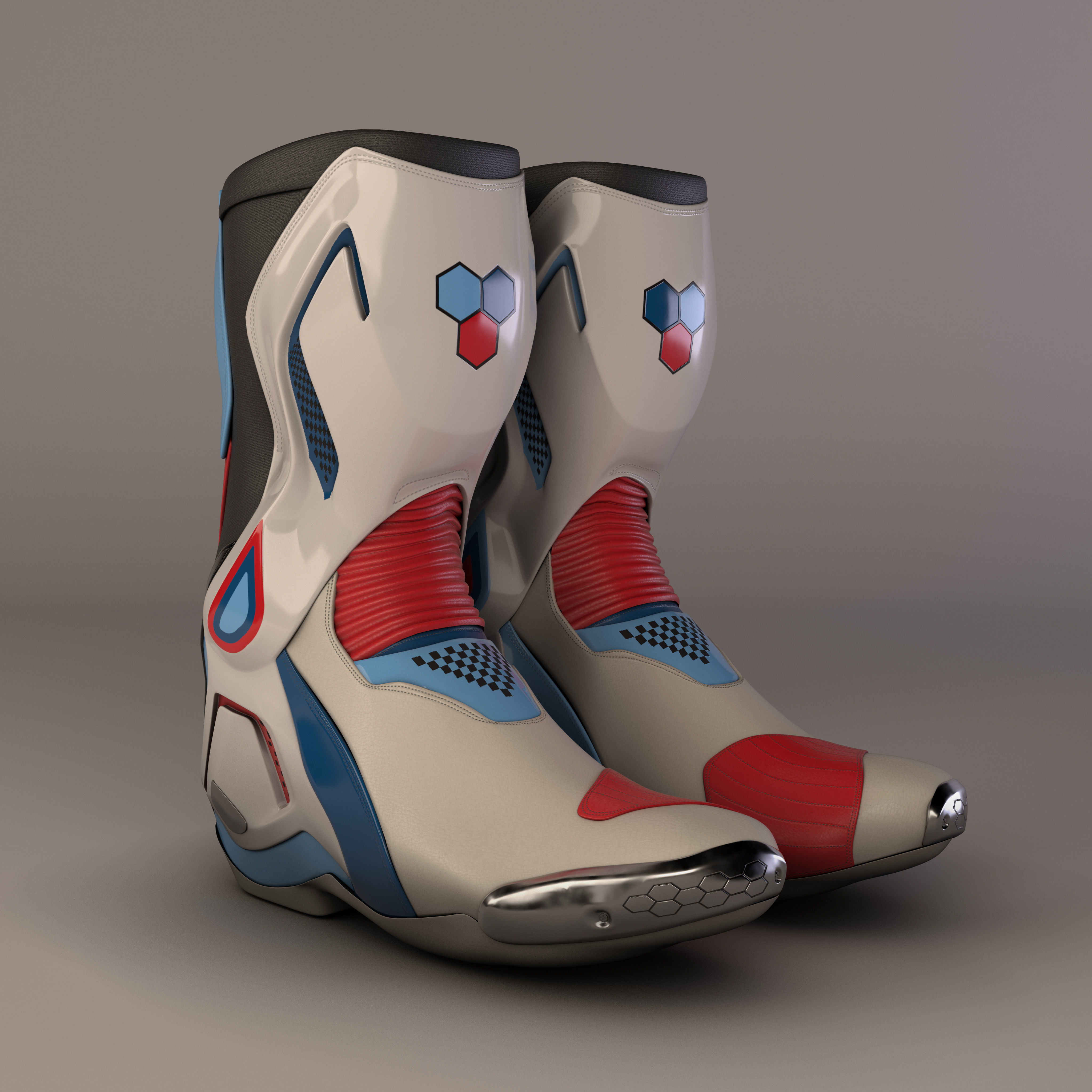 Racing Boots 3D model | CGTrader