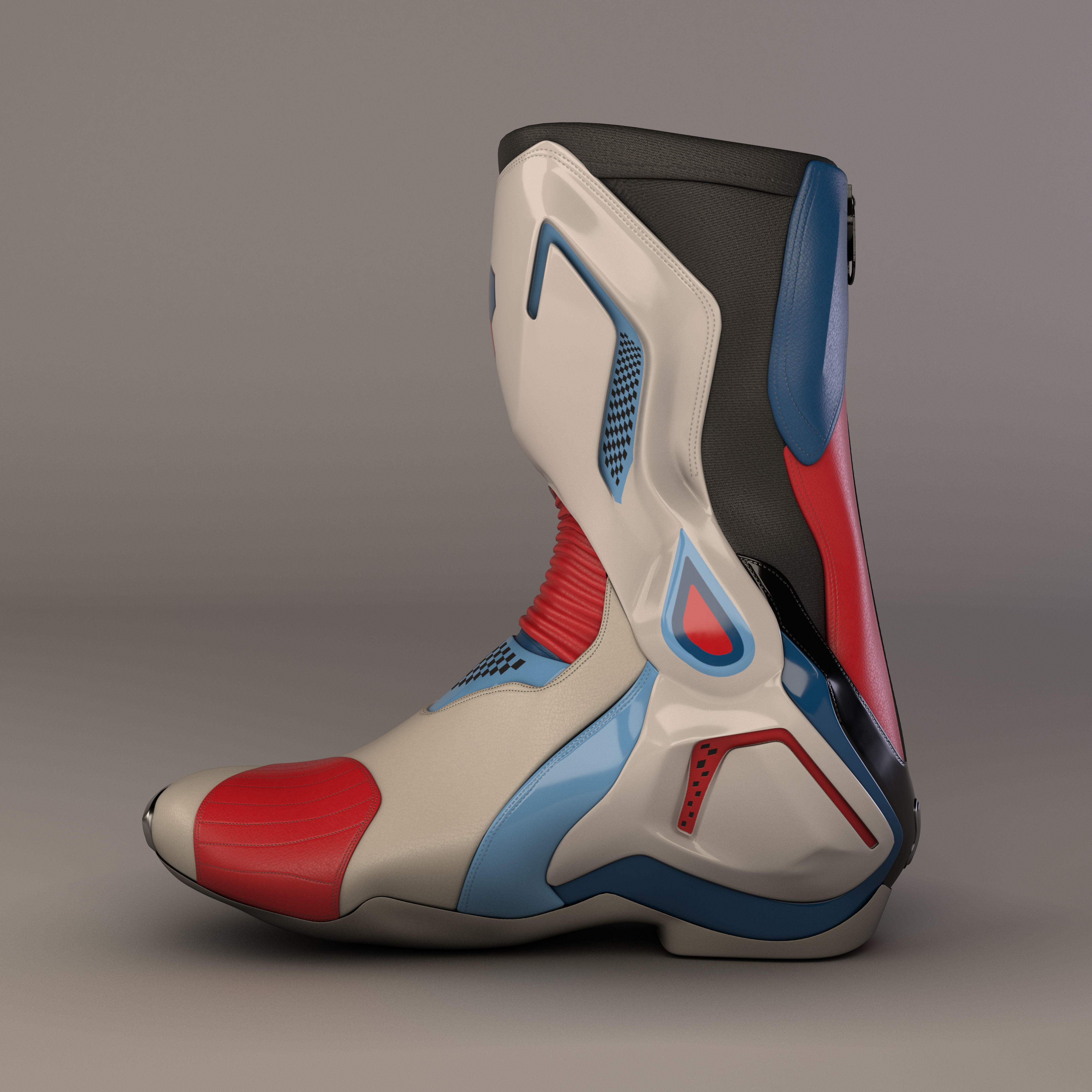 Racing Boots 3D model | CGTrader