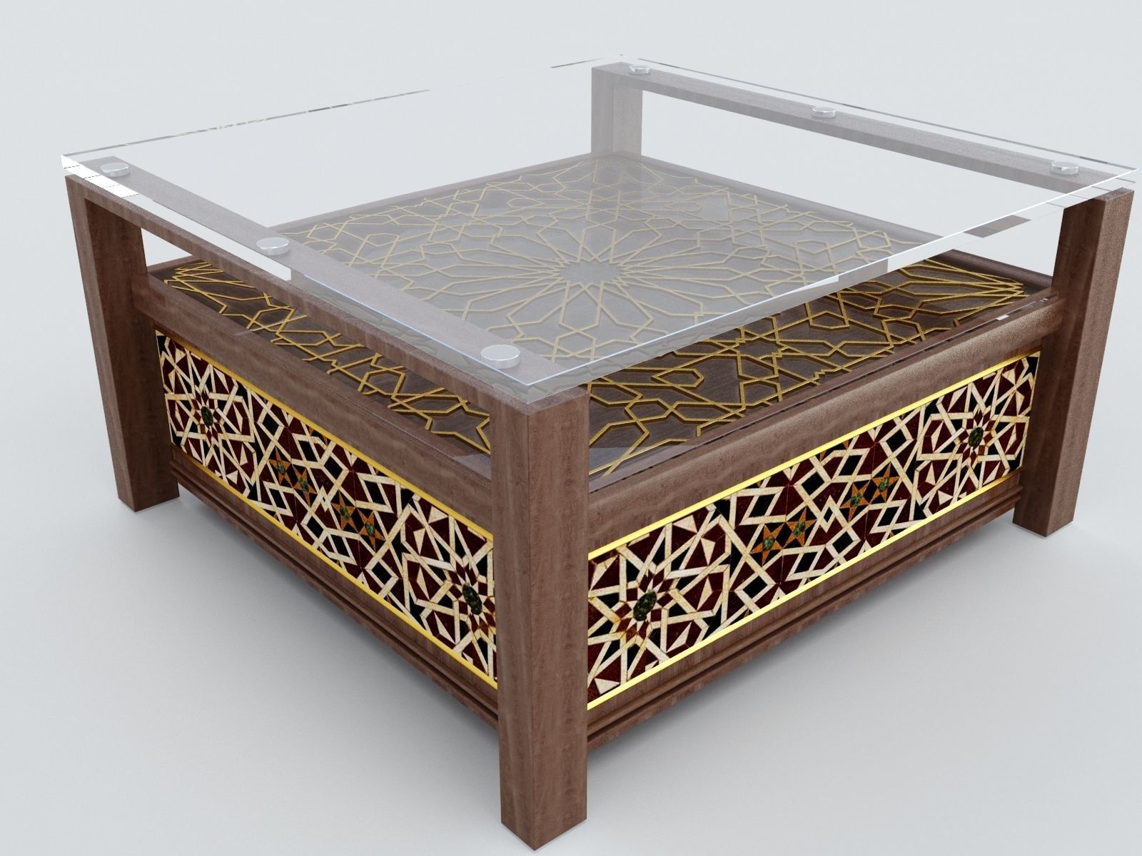 Arabic Table free 3D model | CGTrader