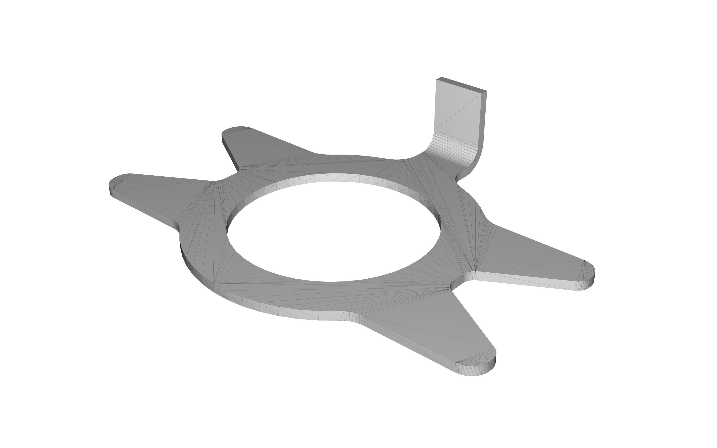 Locking tab washer 3D model | CGTrader