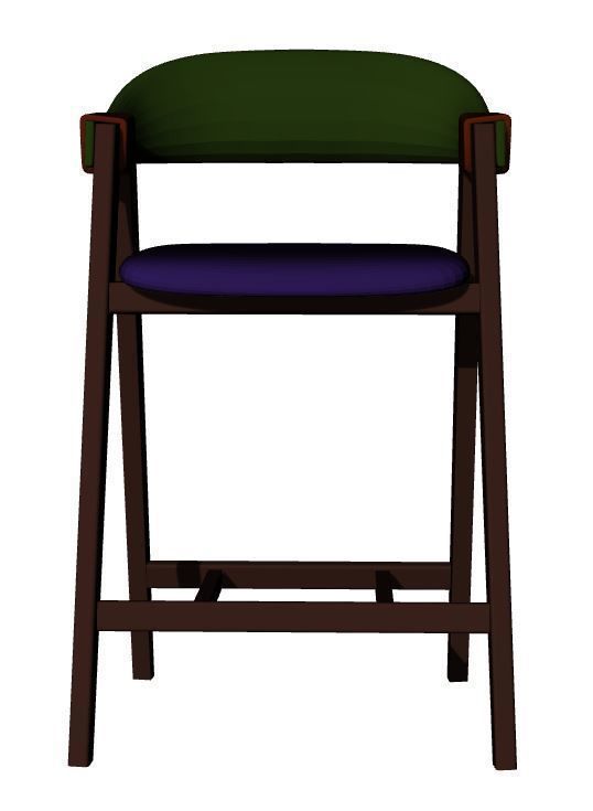 Moroso Mathilda Bar Stool free 3D model | CGTrader