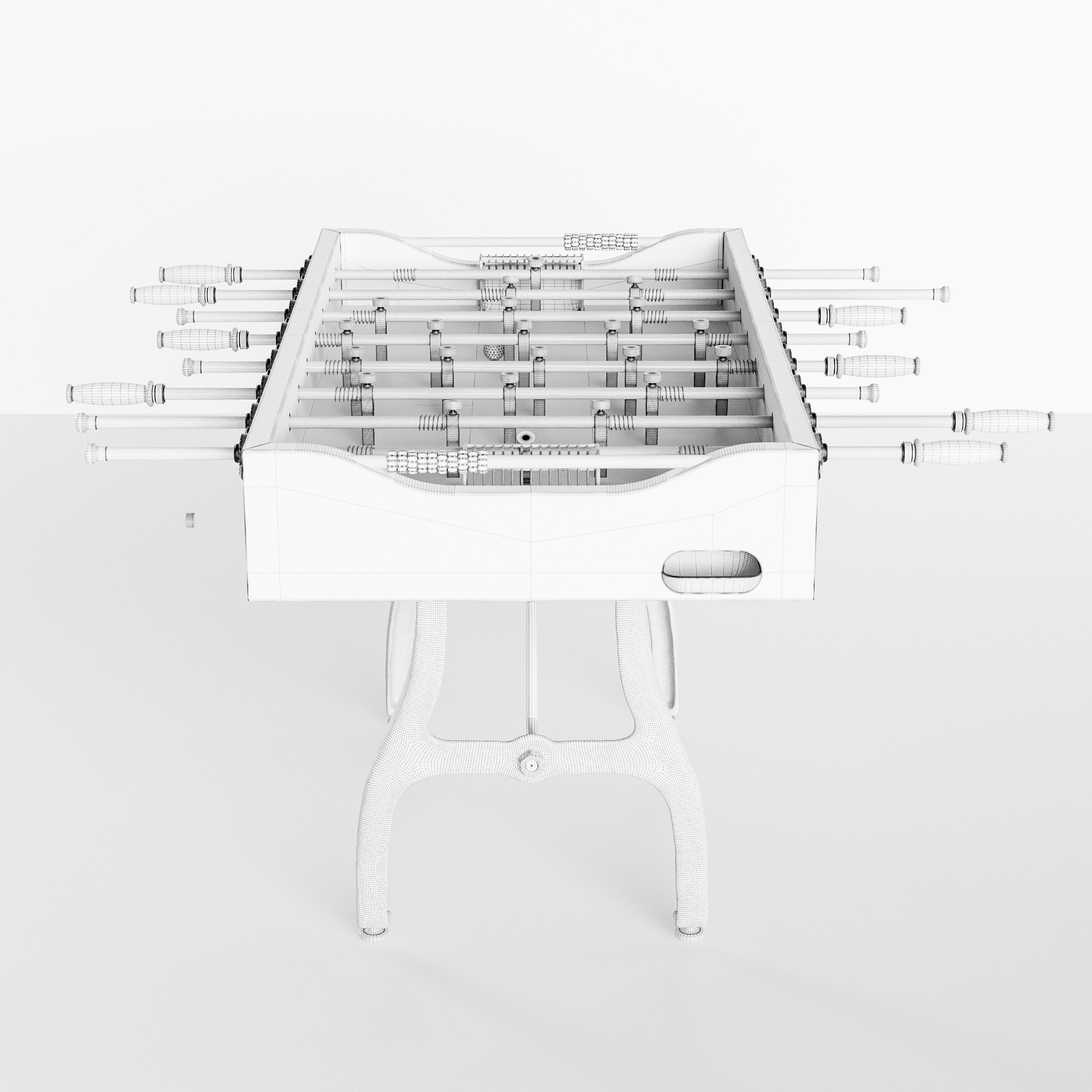 Restoration Hardware Foosball Table 3D model | CGTrader