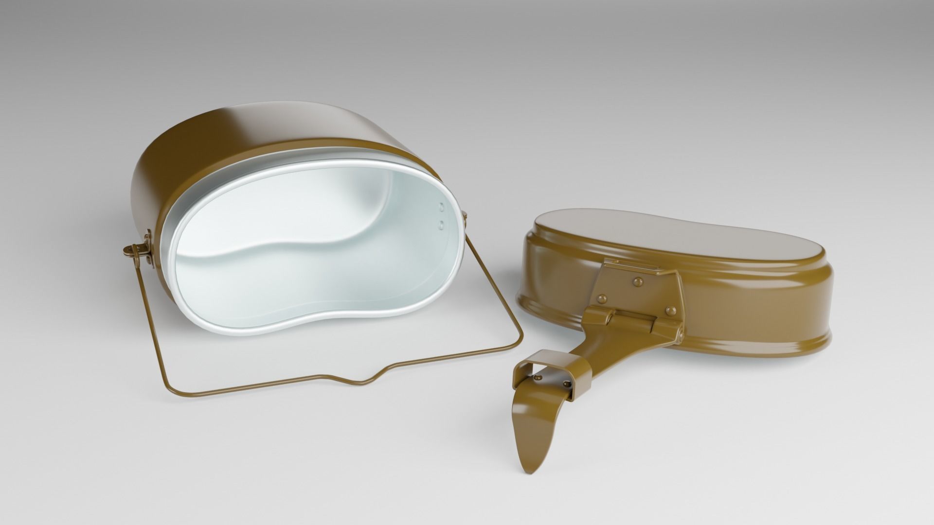 Army Billy Can 3D model | CGTrader