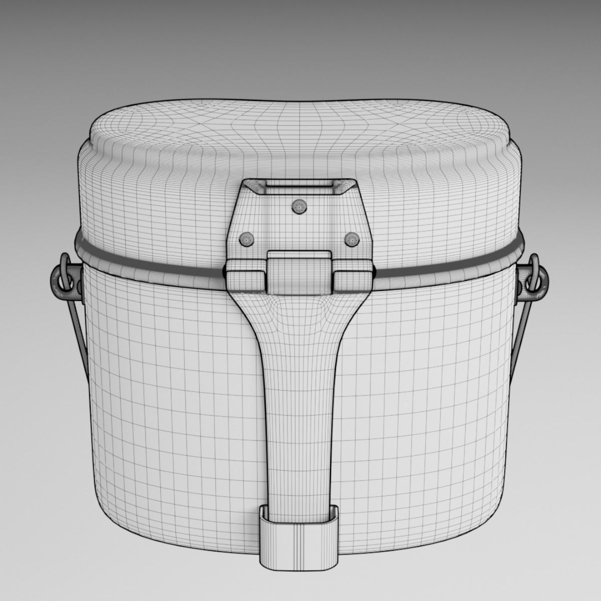 Army Billy Can 3D model | CGTrader