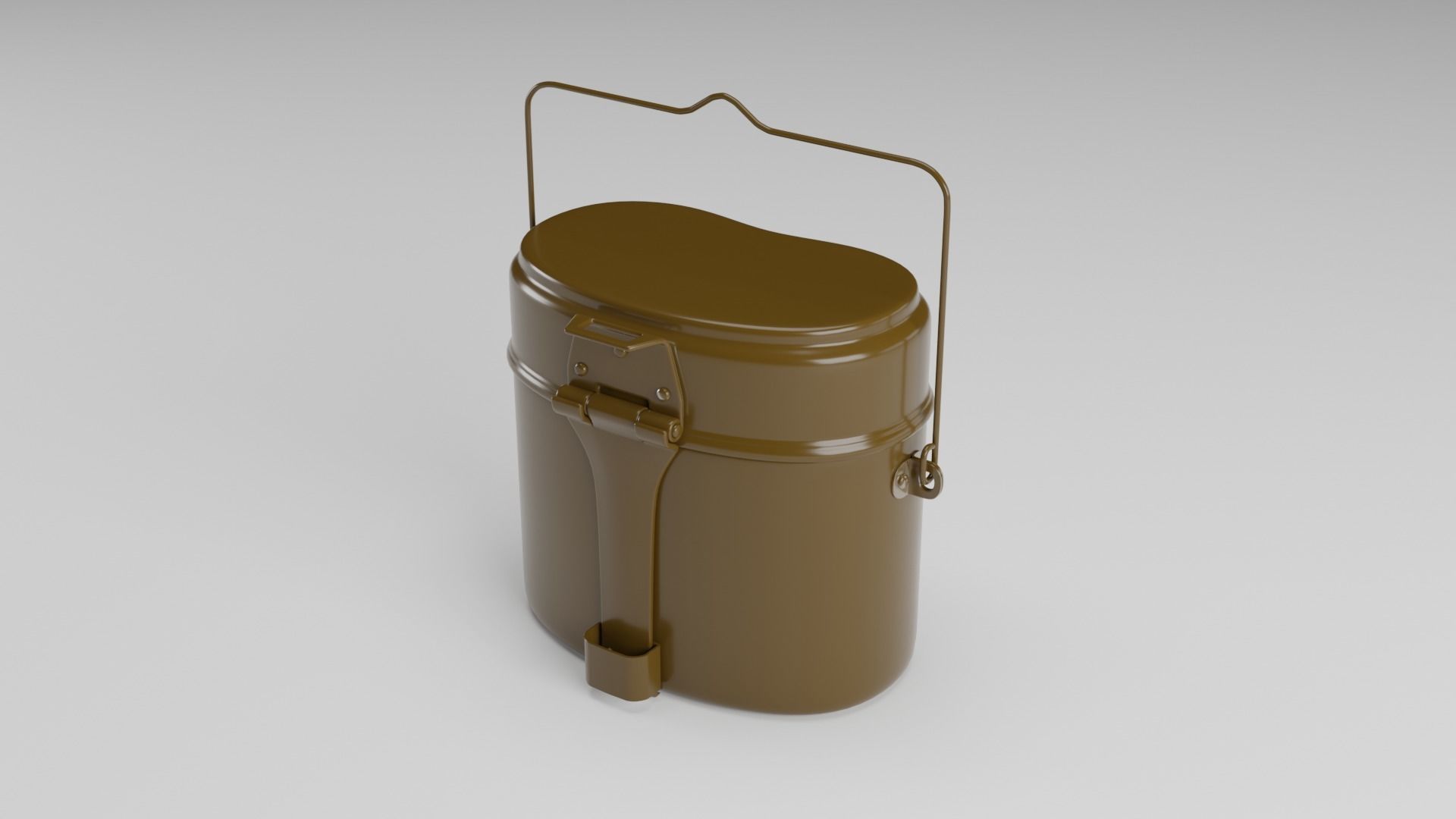 Army Billy Can 3D model | CGTrader