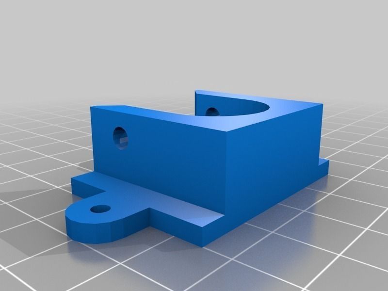 Parametric Closet Rod Bracket free 3D model 3D printable | CGTrader