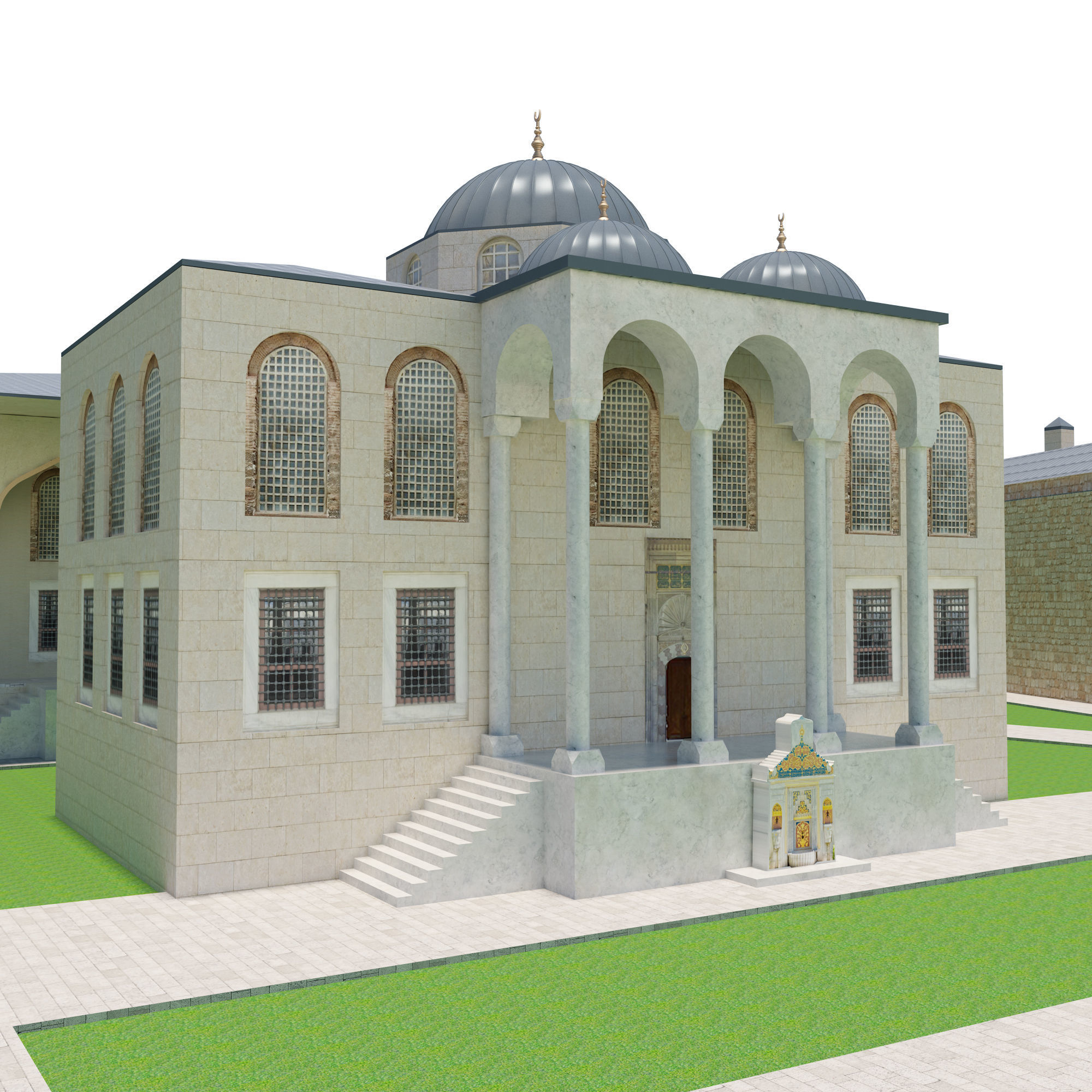 Topkapi Palace full exterior scene 3D model | CGTrader