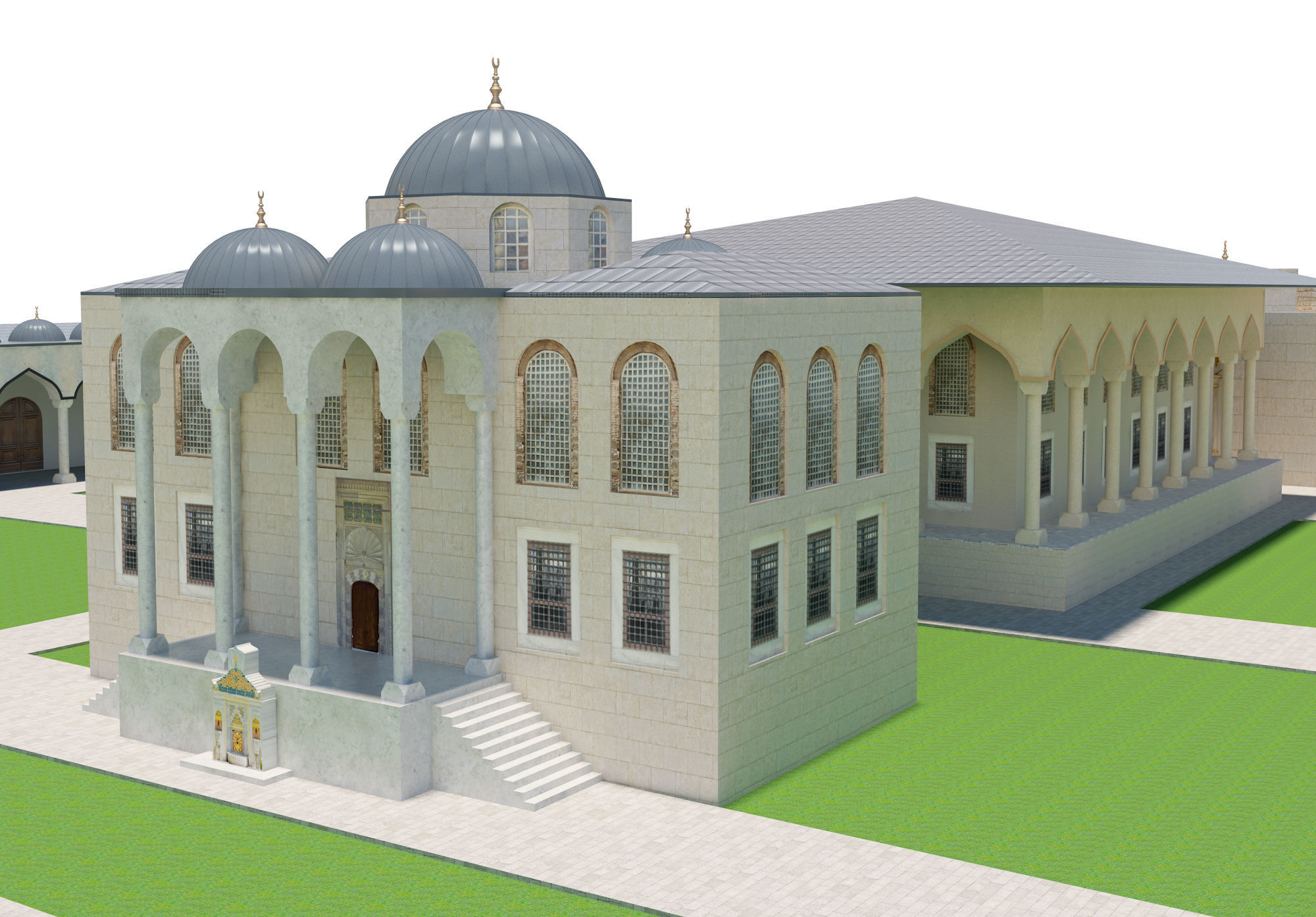 Topkapi Palace full exterior scene 3D model | CGTrader