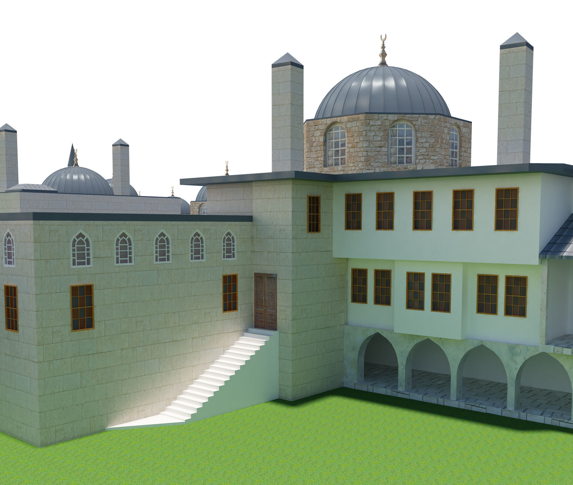 Topkapi Palace full exterior scene 3D model | CGTrader