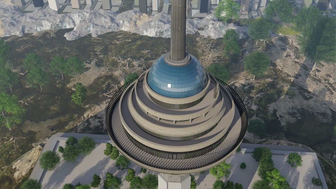 Milad tower 3D model | CGTrader