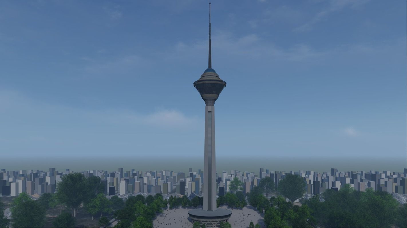 Milad tower 3D model | CGTrader
