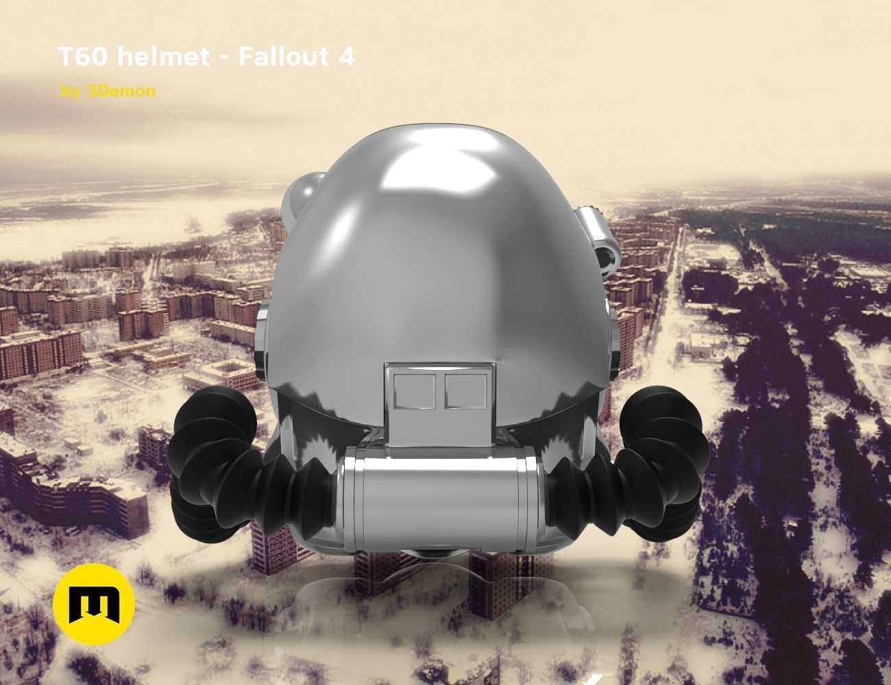 T60 Helmet Fallout 4 3D model 3D printable | CGTrader