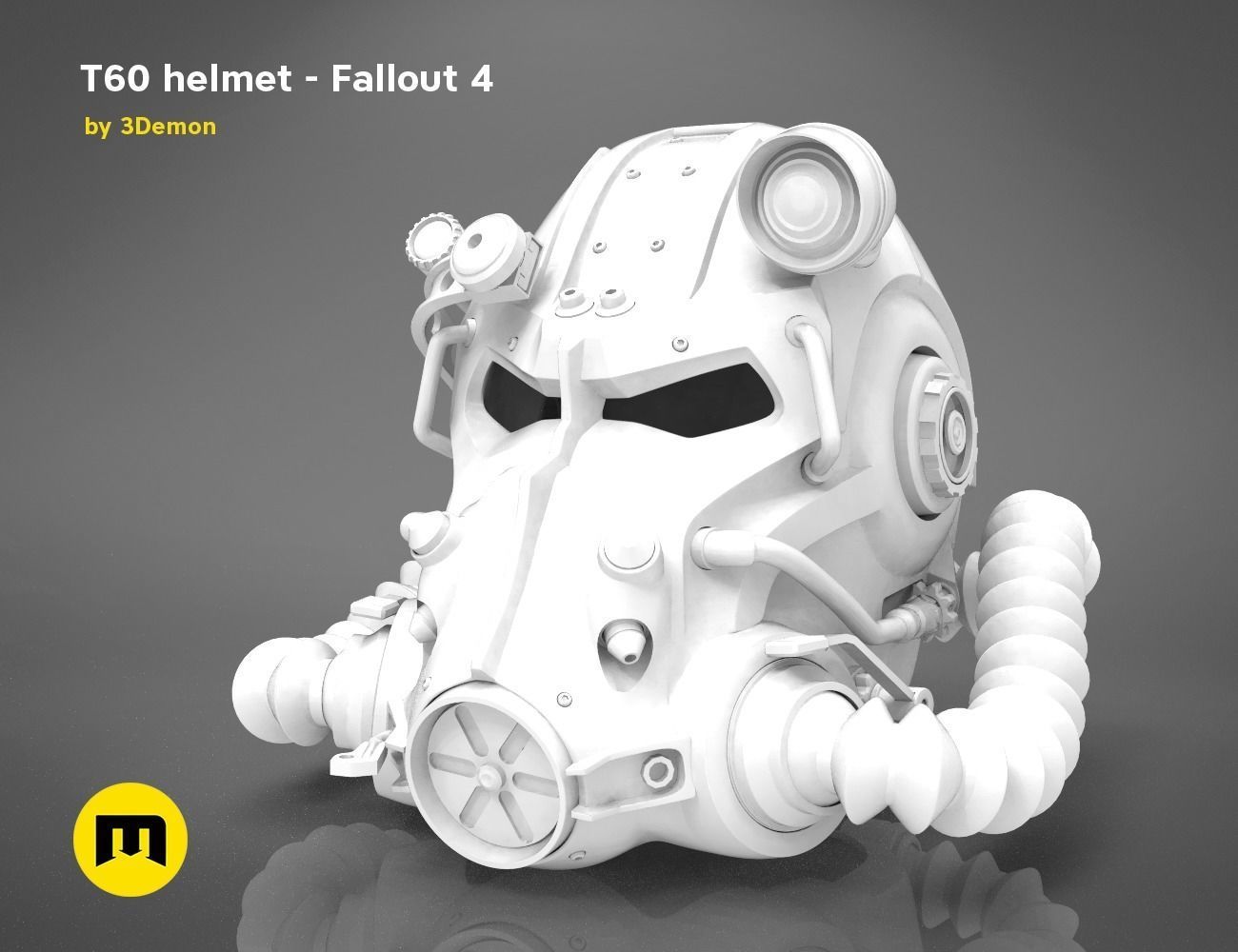 T60 Helmet Fallout 4 3D model 3D printable | CGTrader