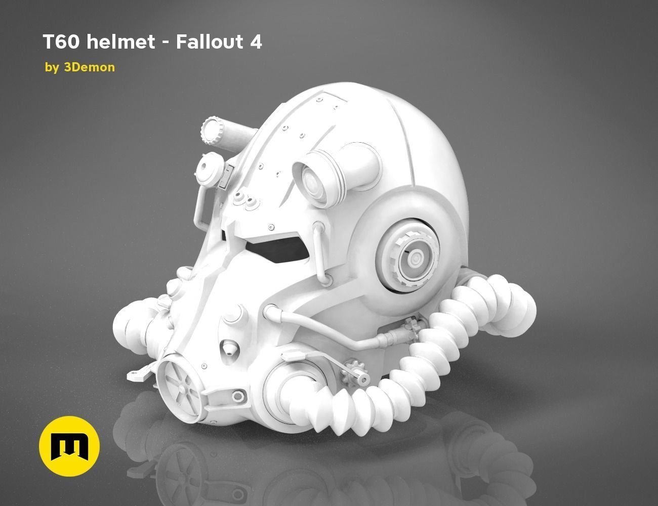 T60 Helmet Fallout 4 3D model 3D printable | CGTrader