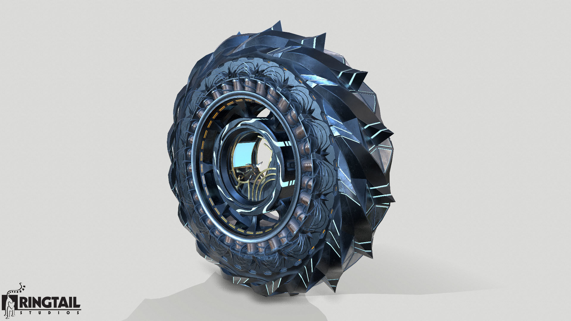 3D model Sci Fi Wheel Car VR / AR / low-poly | CGTrader