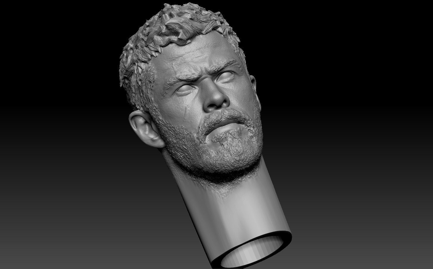 Thor head 3D model 3D printable | CGTrader