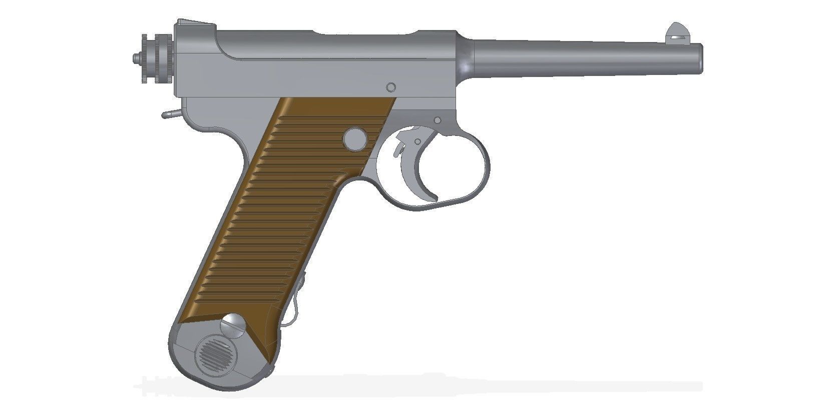 Nambu Type 14 3D model | CGTrader